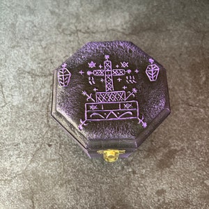 Baron Samedi Box Voodoo Ritual Altar Tool Witchcraft Supplies - Etsy