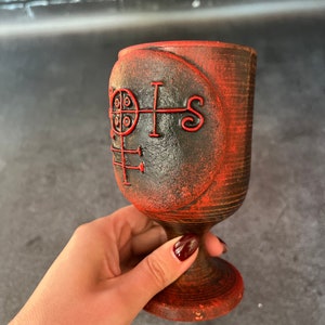 Buer Goetia Demon Sigil Altar Ritual Cup Lesser Key Solomon Occult Tool ...