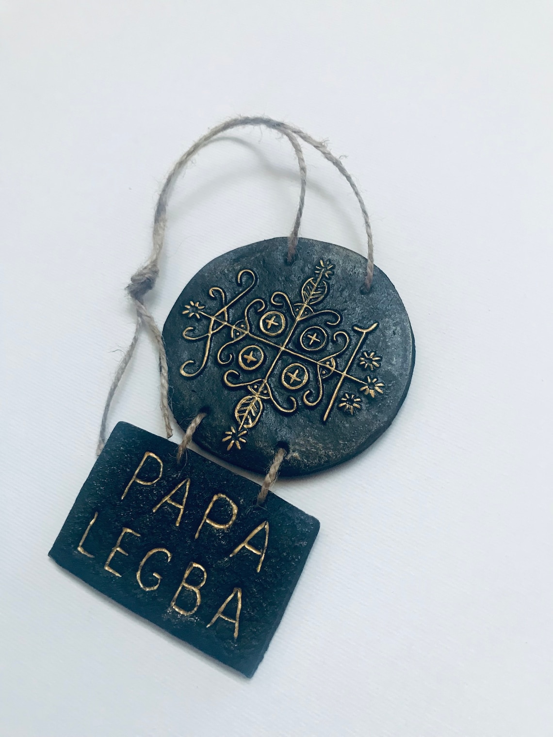 Papa Legba Wall Decor Voodoo Symbol Occult Altar Altar - Etsy