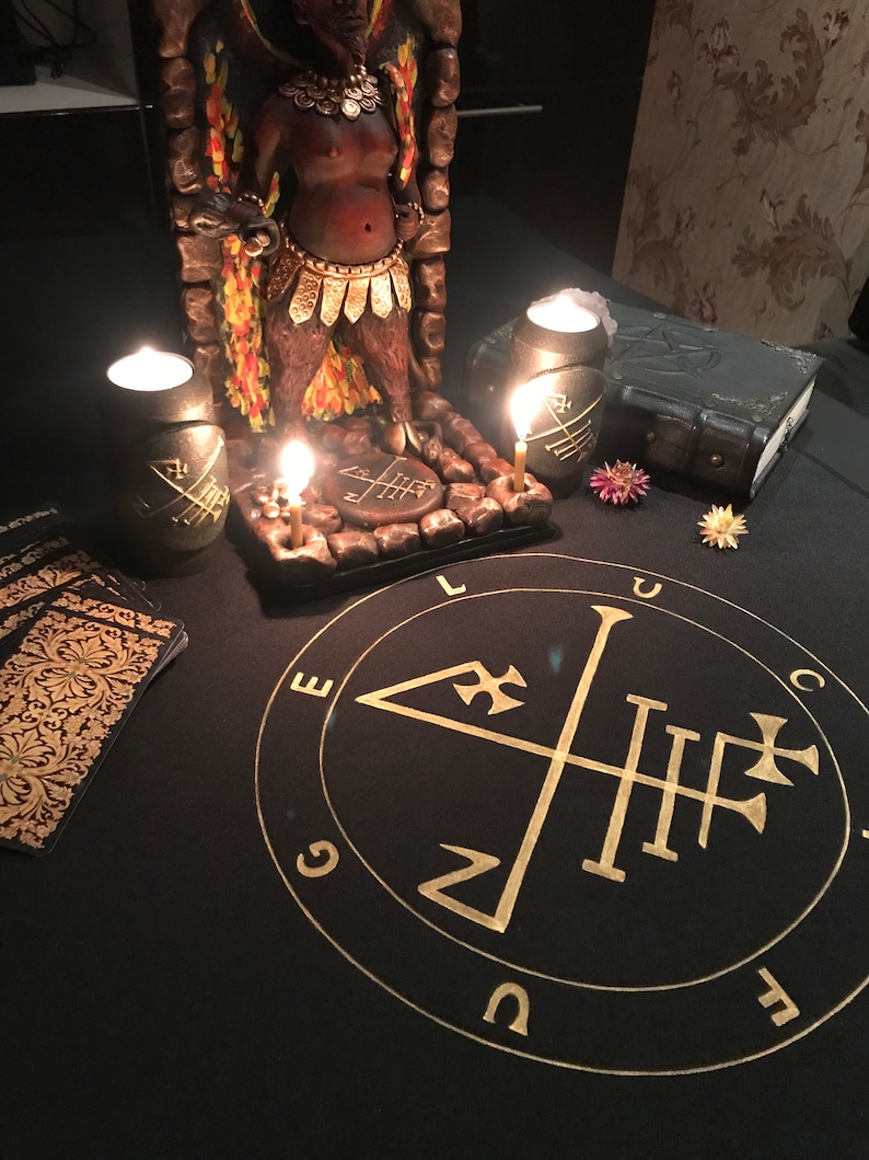 Lucifuge Rofocale Demon Ritual Altar Tablecloth - Etsy