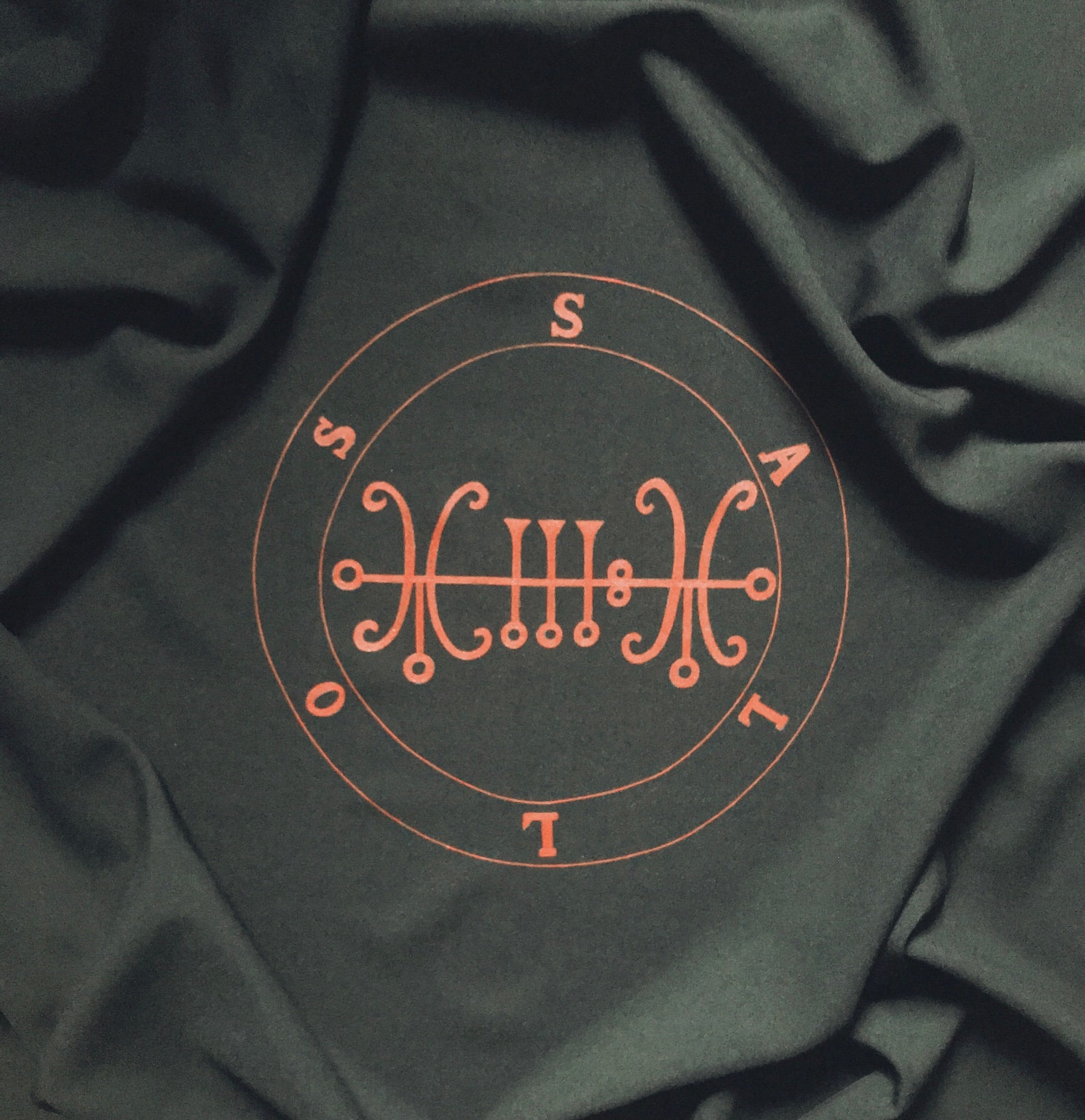 Sallos Sigil Tablecloth Goetia Demon Sigil Occult Altar Altar - Etsy