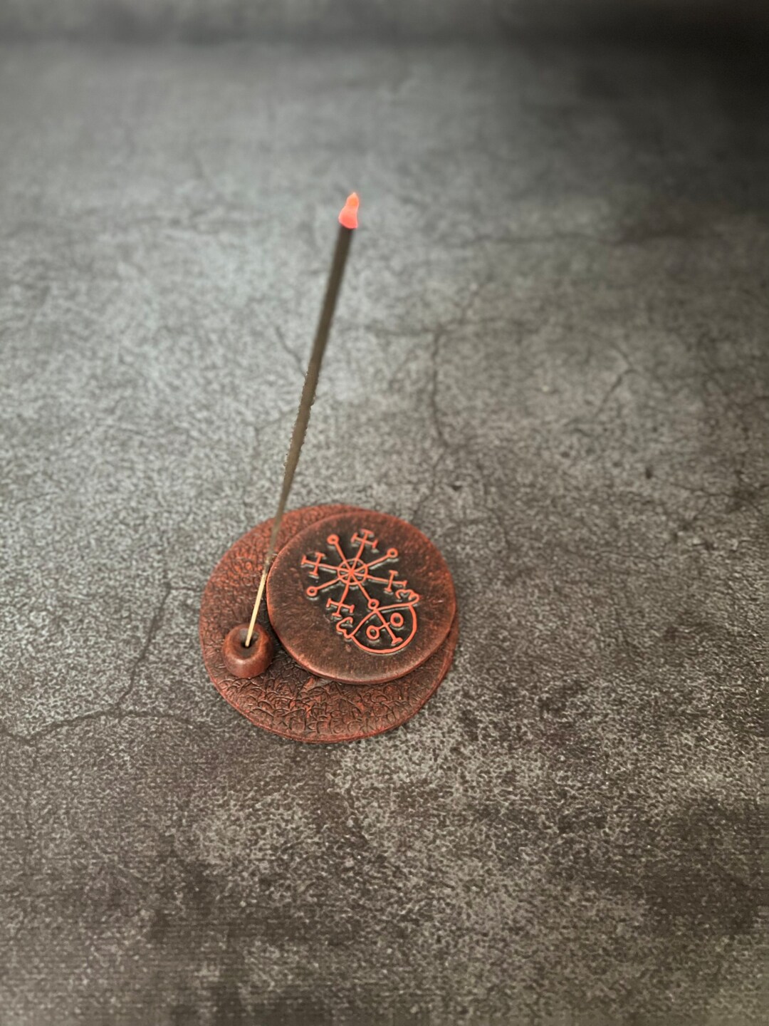 Valac Goetia Demon Sigil Altar Ritual Incense Holder Lesser Key Solomon ...