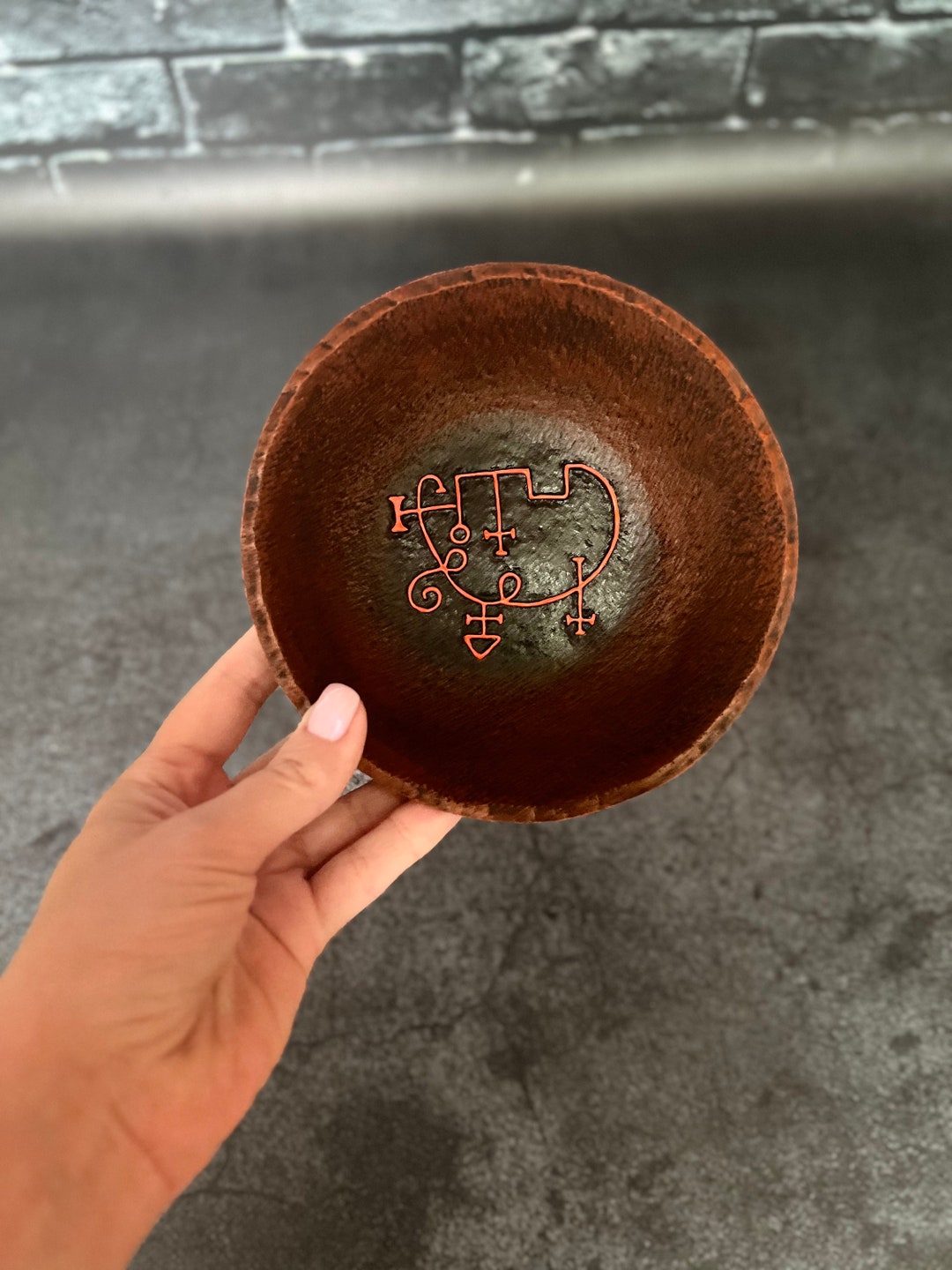 Andrealphus Sigil Offering Bowl Goetia Plate Demon Lesser Key Solomon ...