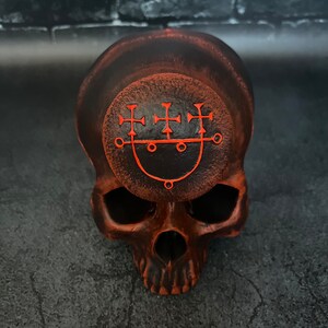 Sitri Skull Goetia Demon Sigil Demonology Altar Tool Witchcraft ...