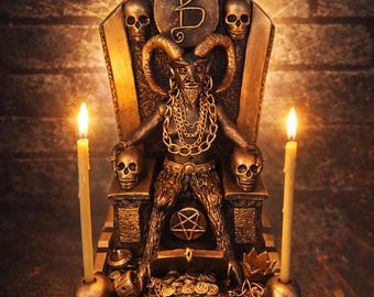 Mammon Demon Sigil Altar Ritual Statue Demonology Handcrafted Occult ...