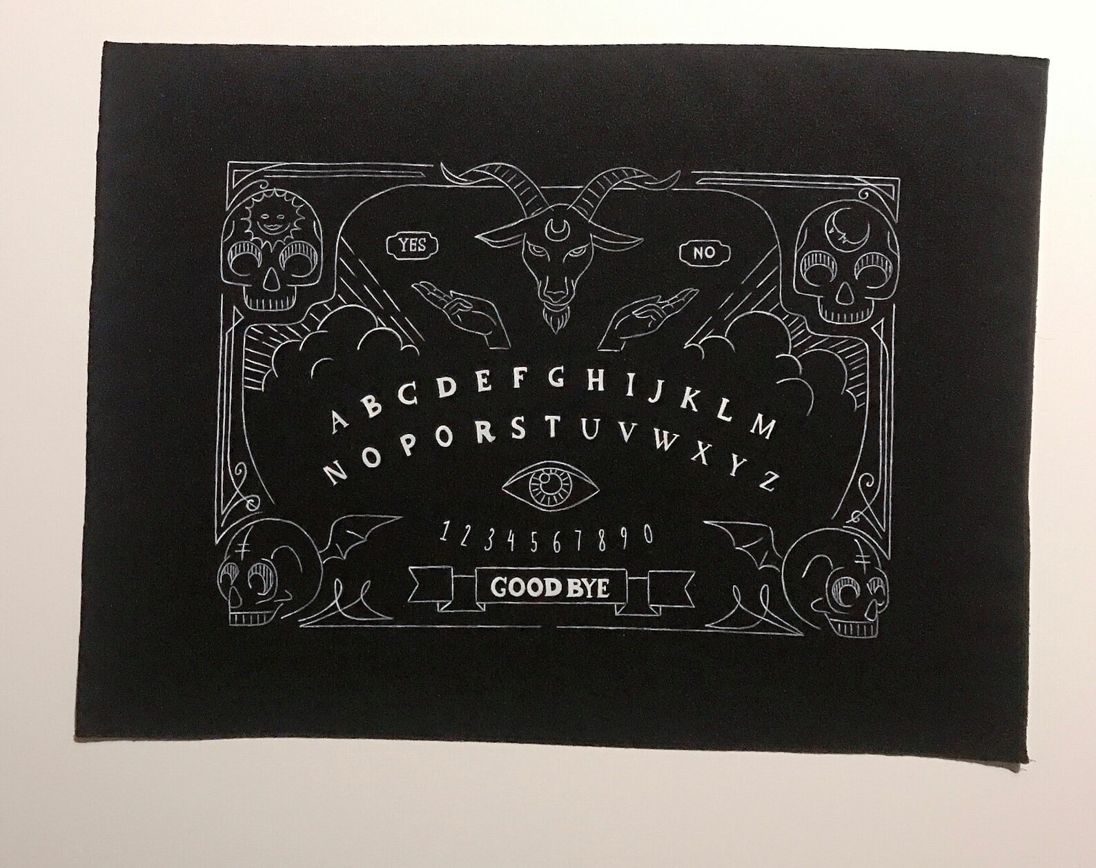 Ouija Satan Cloth Gothic Decor Witch Altar Occult Altar Altar - Etsy