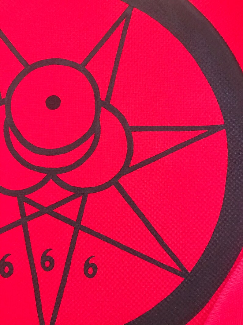 Thelema Altar Cloth Altar Sigil of the Beast 666 Tool - Etsy