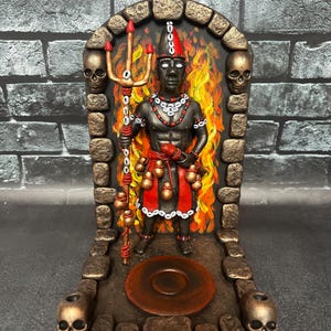 Eshu Esu Exu Altar Ritual Statue Voodoo Deity African Spirit Mystical ...