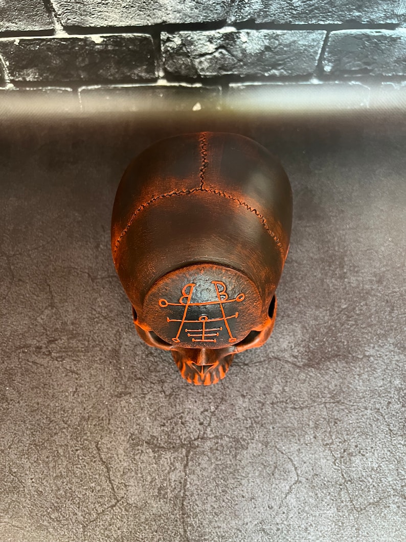 Ipos Goetia Skull Demon Ritual Altar Solomon Demonology Altar - Etsy