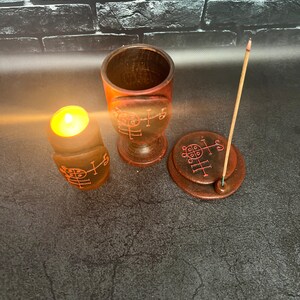 Buer Goetia Demon Sigil Ritual Altar SET Lesser Key Solomon Demonology ...