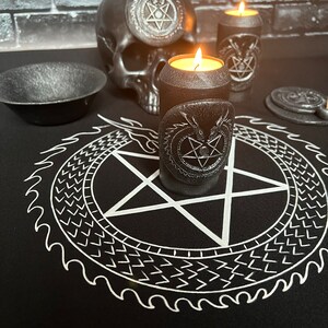 MLO Candlestick Azerate Chaos Magic Anti Cosmic Candle Holder ...