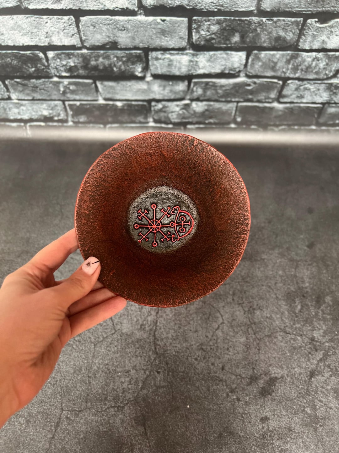 Valac Sigil Goetia Ritual Altar Offering Plate Solomon Magic Witchcraft ...