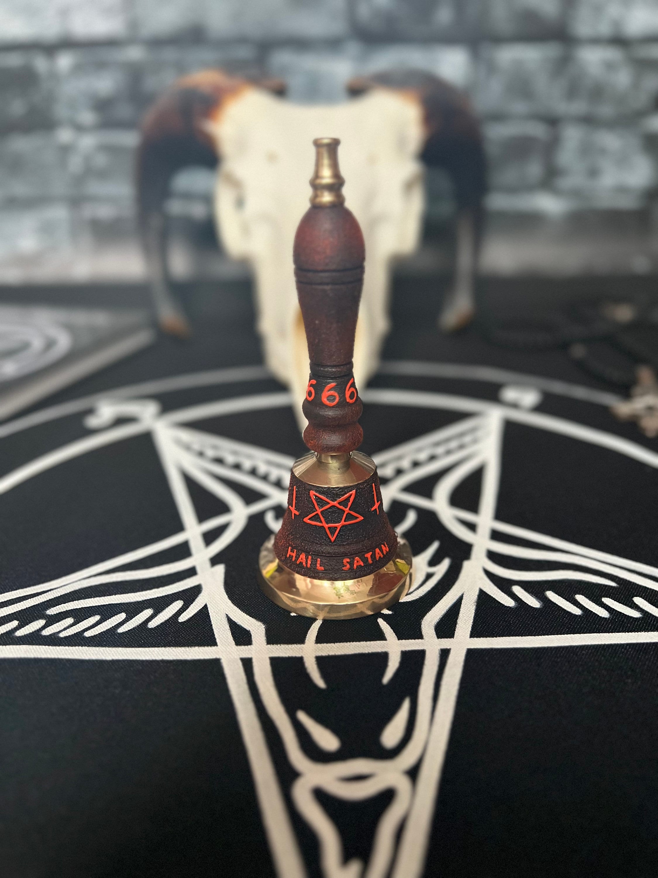 Satan Bell Anton Lavey Ritual Bell Invocation Demon Witch Home - Etsy ...