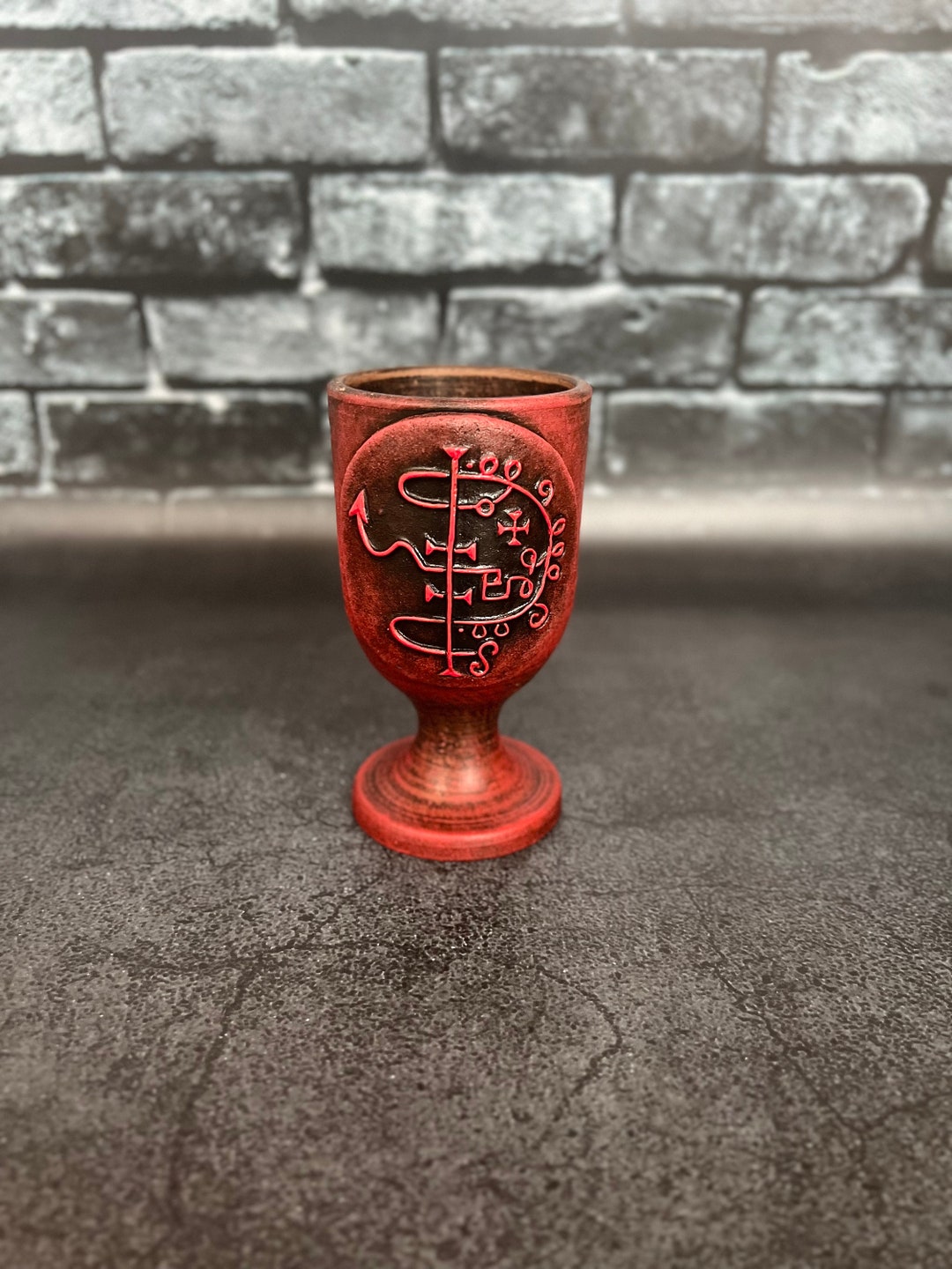 Goetia Altar Cup 72 Demons Sigil Ritual Goblet Lesser Key Solomon ...