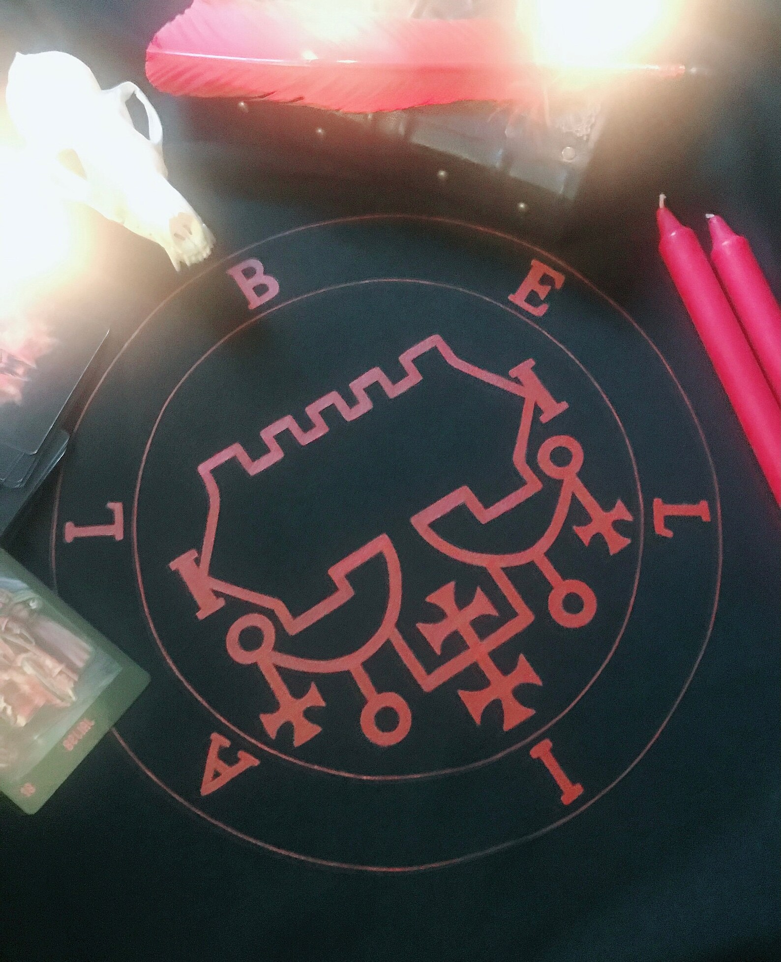 Belial Tablecloth Goetia Demon Sigil Demonology Altar Occult - Etsy