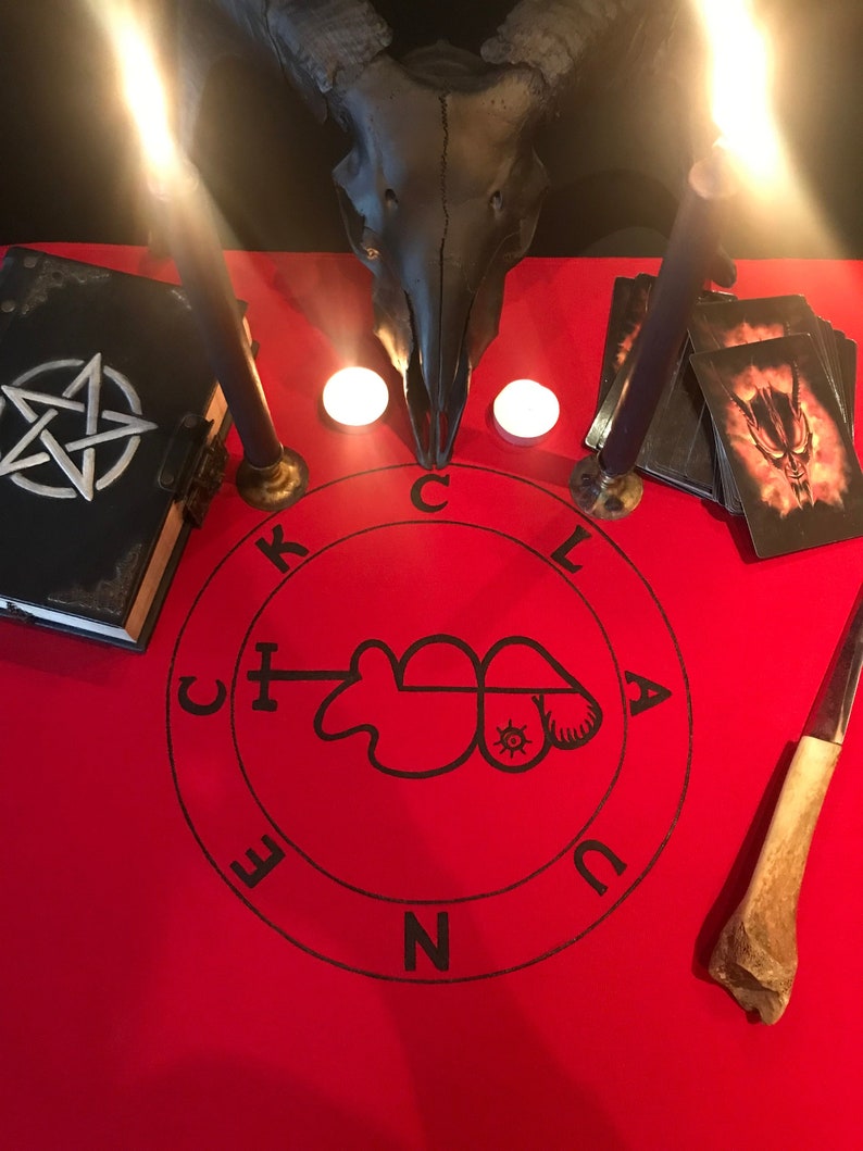 Mantel del altar del sigilo de Clauneck - Etsy España