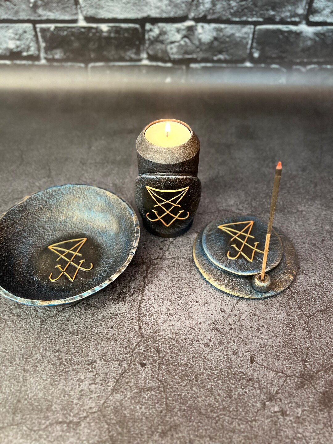 Lucifer Sigil Altar Ritual SET Demonology Occult Tool Witchcraft ...