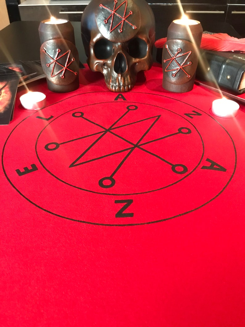 Azazel Altar Cloth Demon Sigil Ritual Altar Witch Home Decor - Etsy UK
