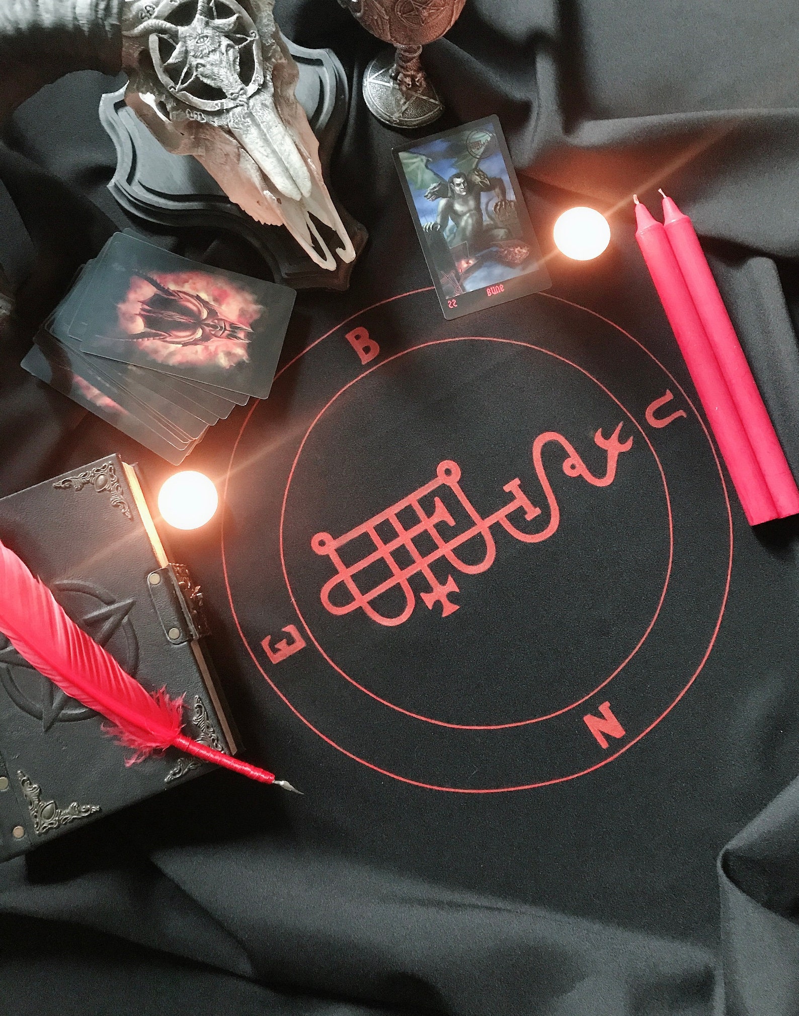 Bune Ritual Cloth Goetia Demon Sigil Occult Altar Altar - Etsy UK