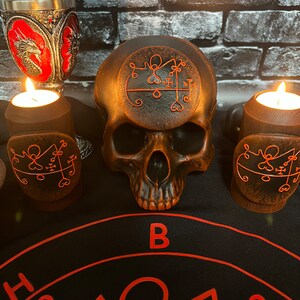 Beleth Goetia Skull 72demon Ritual Altar Solomon Demonology Altar ...