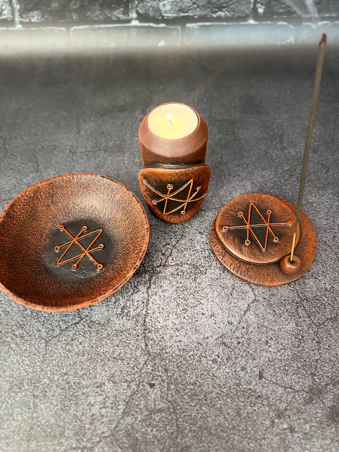 Azazel Sigil Altar SET Ritual Tool Fallen Angel Luciferian Path ...