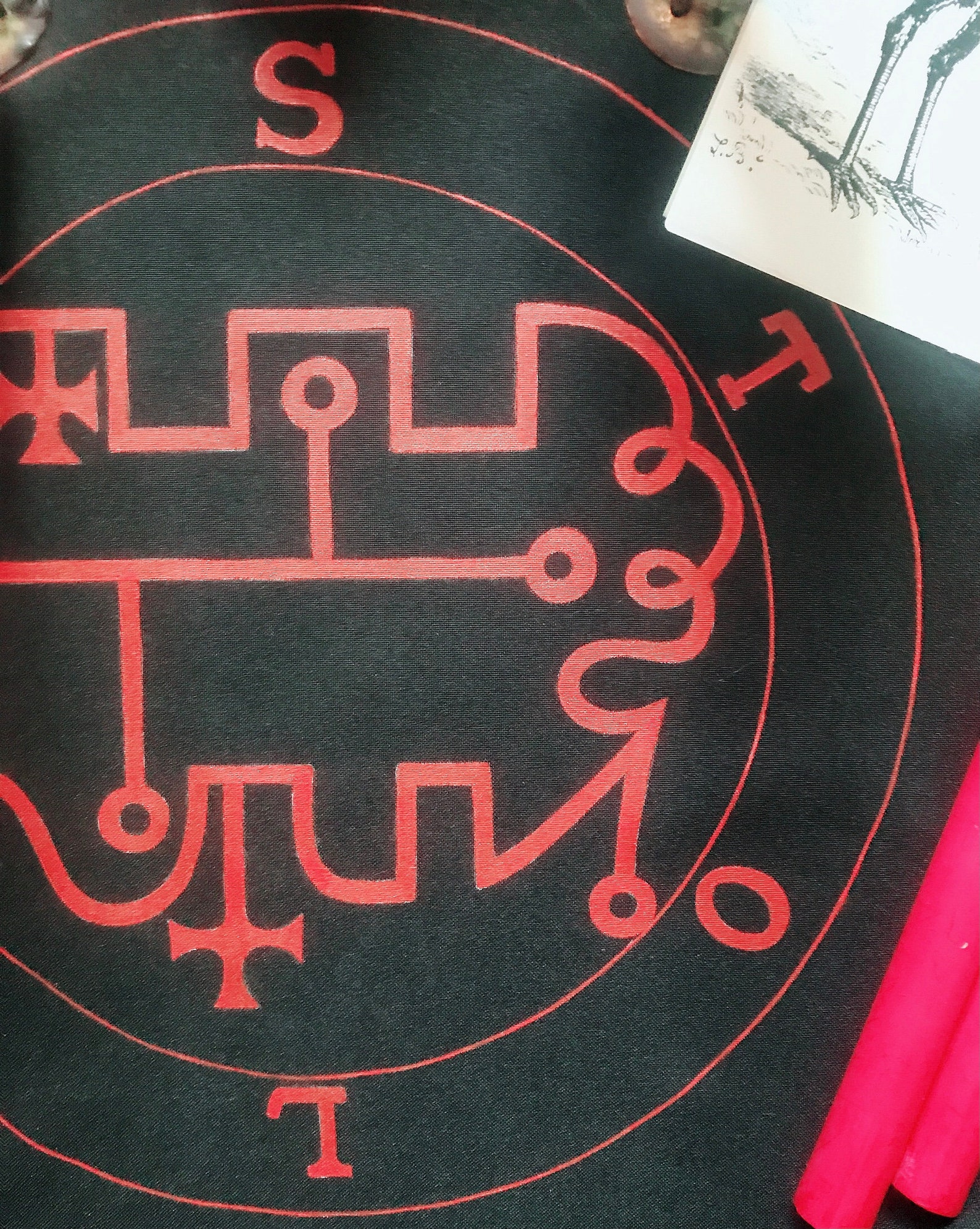 Stolas Tablecloth Goetia Demon Sigil Altar Attributes Occult - Etsy Canada
