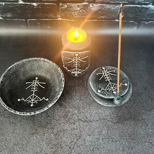 Ogou Feray Veve SET Altar Voodoo Magic Ritual Tool Witchcraft Supplies ...