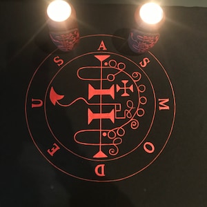 Asmodeus Tablecloth Goetia Demon Sigil Solomon Magic Witchcraft ...