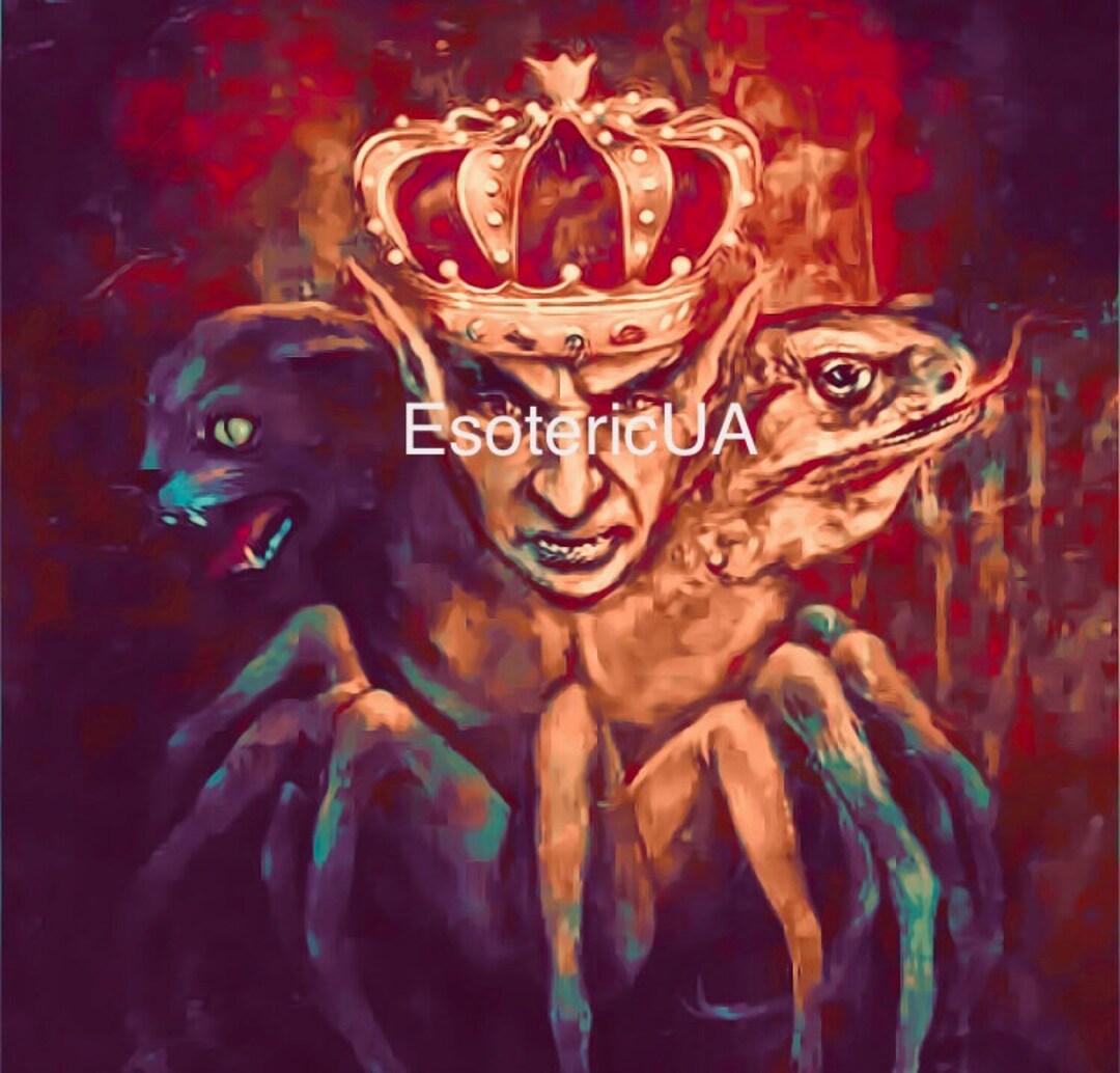 Bael Digital Goetia Demon Baal - Etsy