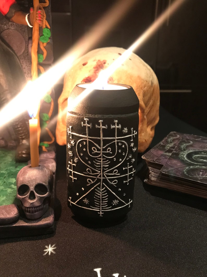 Maman Brigitte Candlestick Voodoo Ritual | Etsy