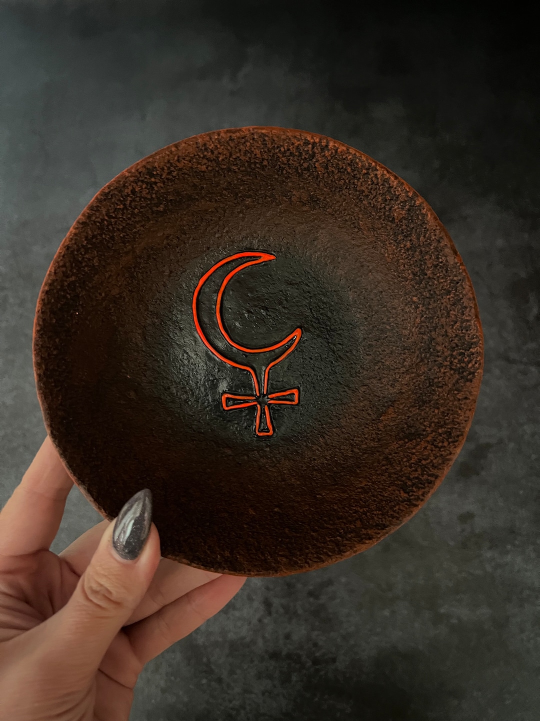 Lilith Offering Bowl Lilith Sigil Plate Witch Altar Witchcraft Supplies ...