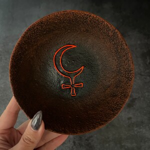 Lilith Offering Bowl Lilith Sigil Plate Witch Altar Witchcraft Supplies ...