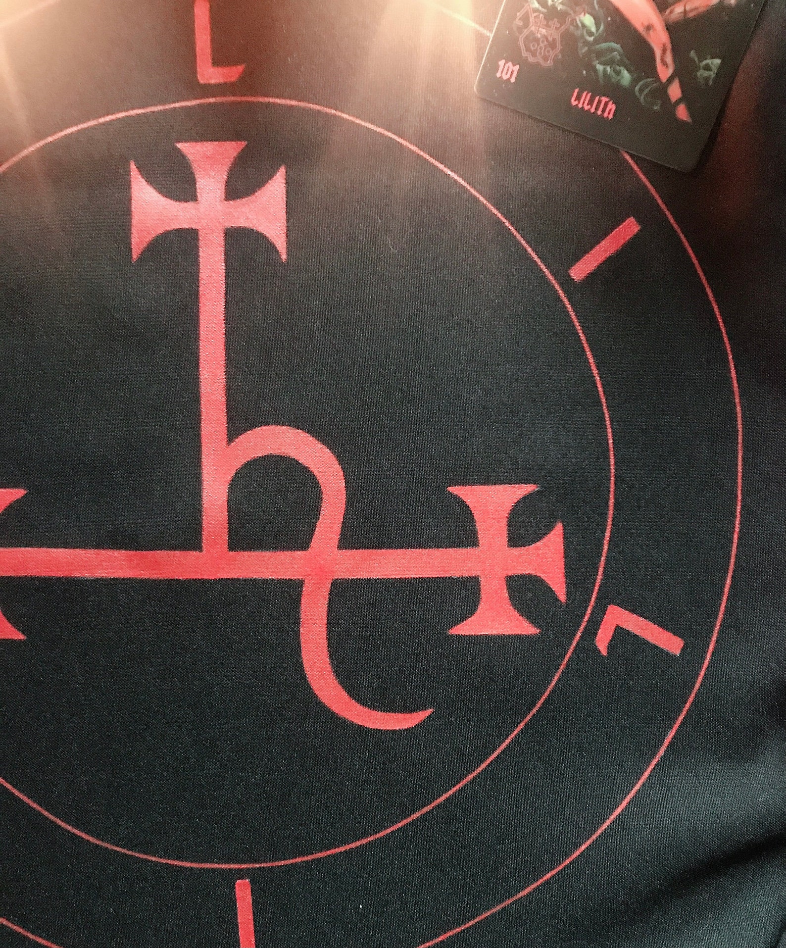 Lilith Tablecloth Demon Altar Witch Home Decor Lilith Ritual - Etsy