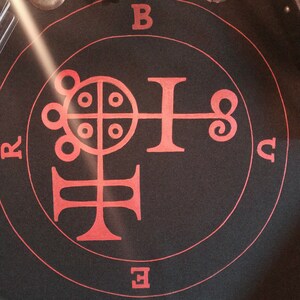 Buer Altar Cloth Goetia Demon Sigil Witch Altar Witchcraft Supplies - Etsy