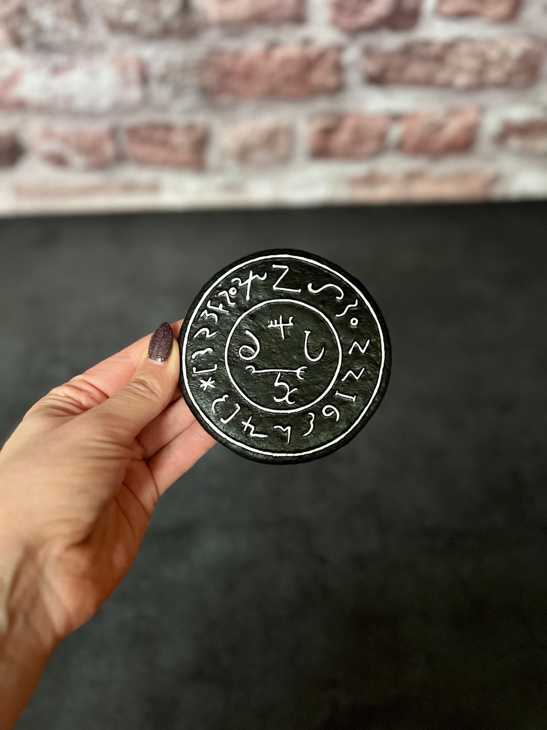 Beelzebub Demon Sigil Circle 3.5 Witch Altar Decor Ritual Altar ...