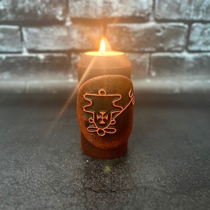 Purson Demon Sigil Goetia Altar Ritual Candlestick Lesser Key Solomon ...