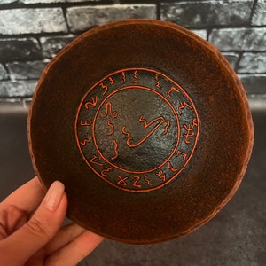 Plate Lucifer Offering Bowl Altar Plate Witchcraft Supplies - Etsy