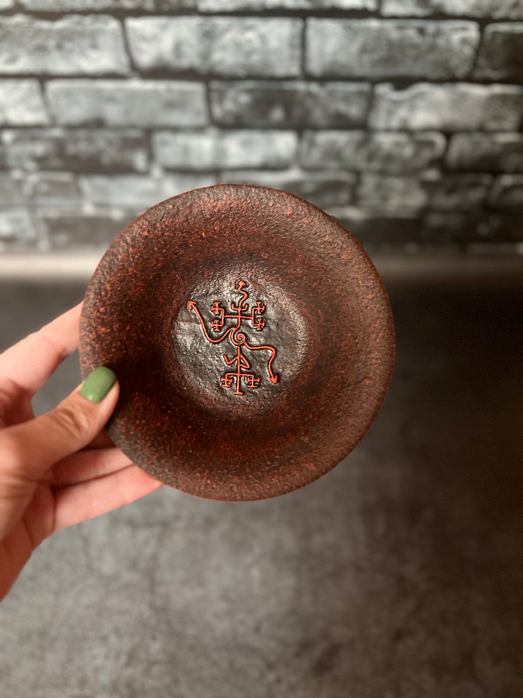 Pazuzu Offering Bowl Altar Plate Wind Evil Demon King Altar Witchcraft ...