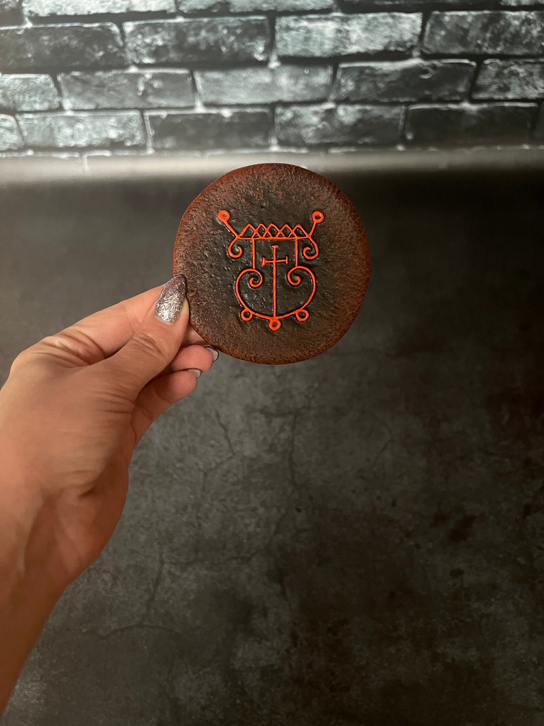 Gremory Circle Goetia 72 Demons Plate Circle Sigil Ritual Altar Solomon ...