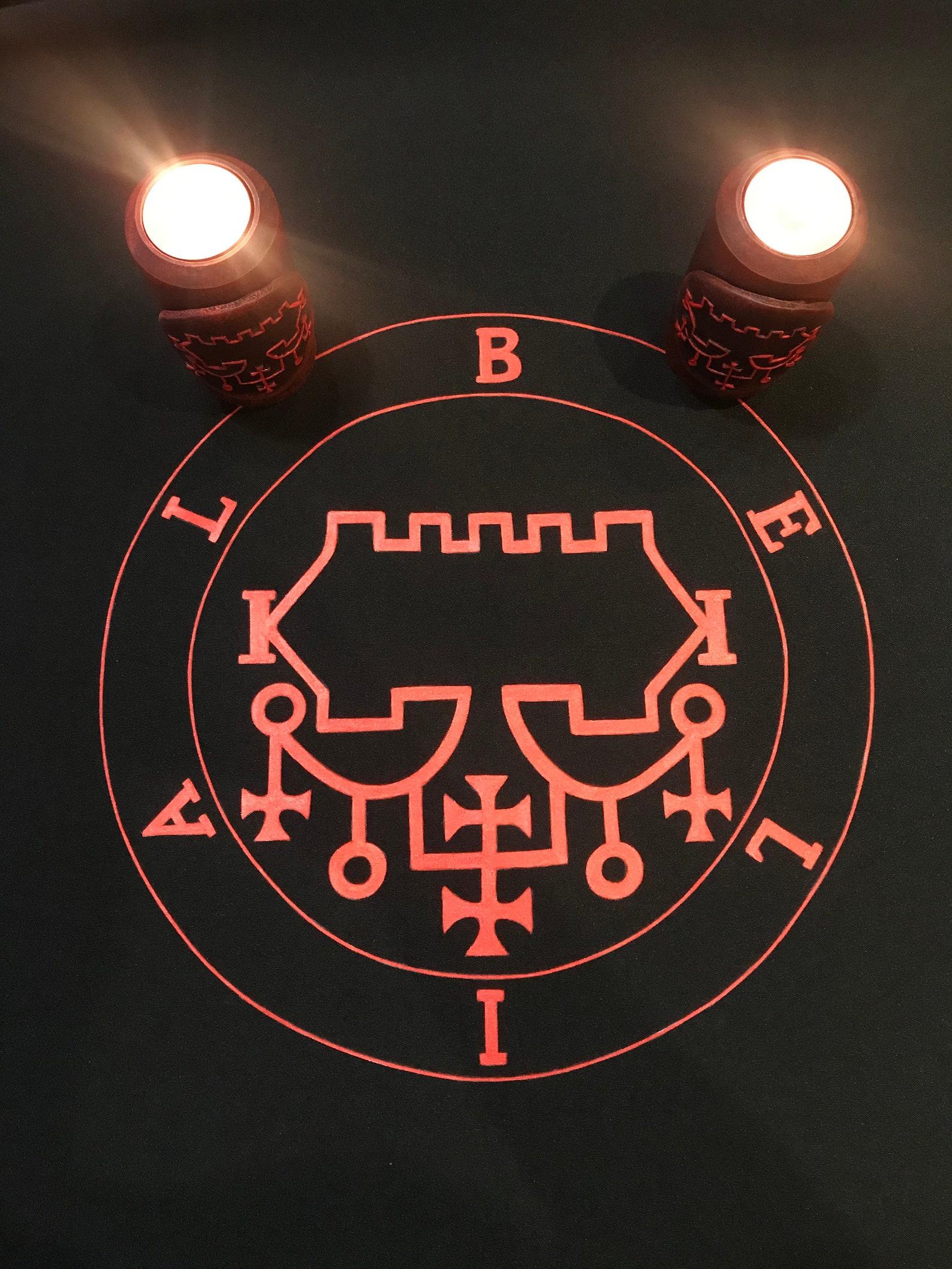Belial Tablecloth Goetia Demon Sigil Demonology Altar Occult - Etsy