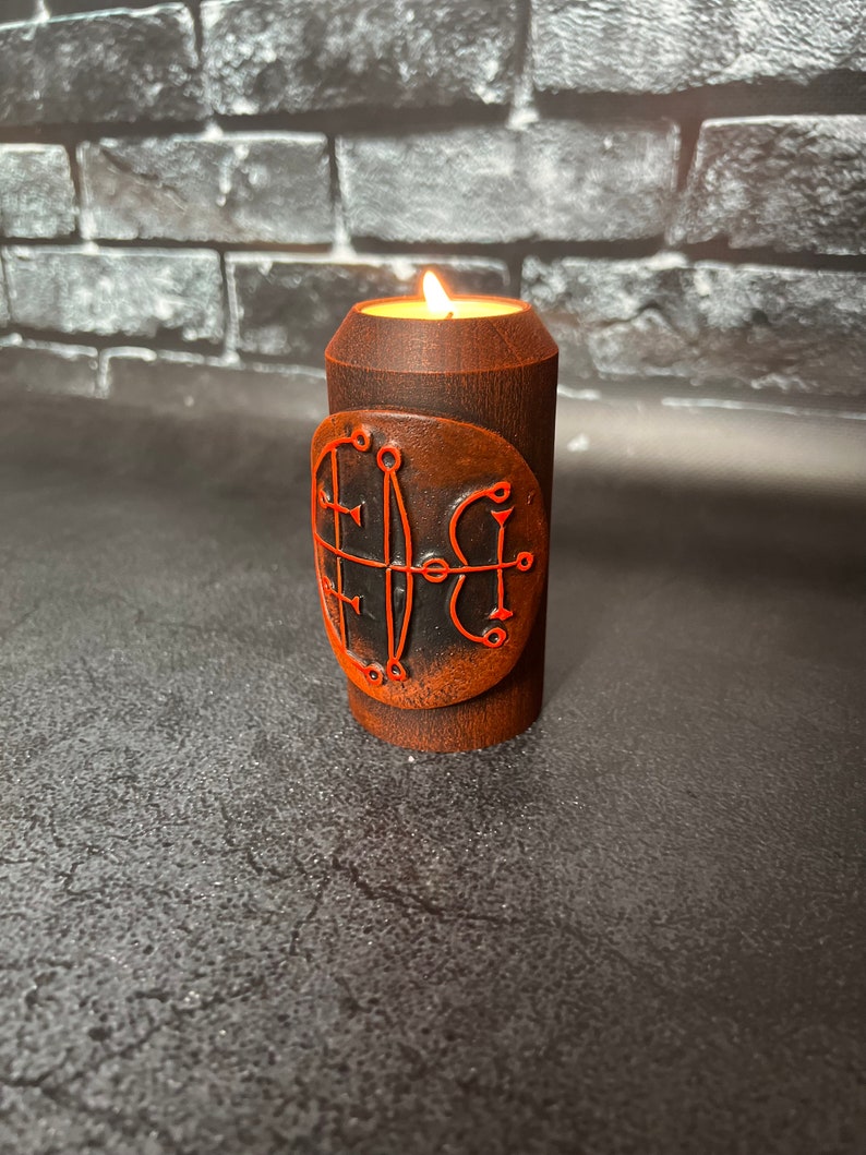 Aim Goetia Sigil Demon Altar Ritual Candlestick Lesser Key Solomon ...