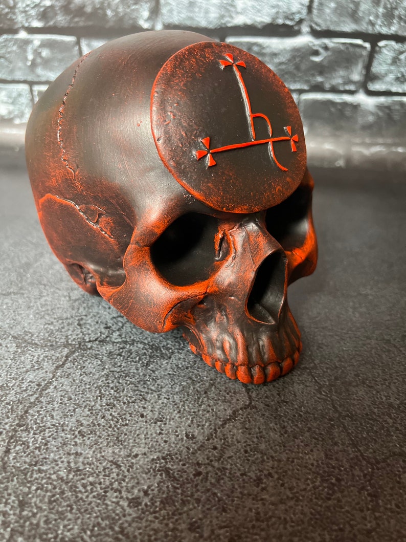 Lilith Sigil Altar Skull - Etsy