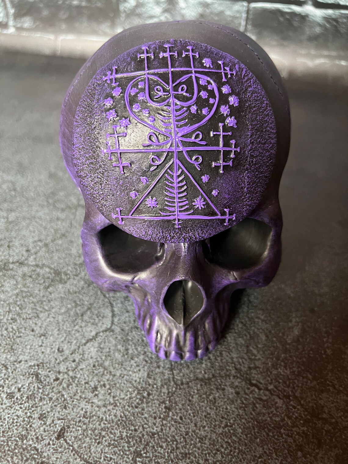 Maman Brigitte Skull Voodoo Ritual Altar Attributes Handmade - Etsy