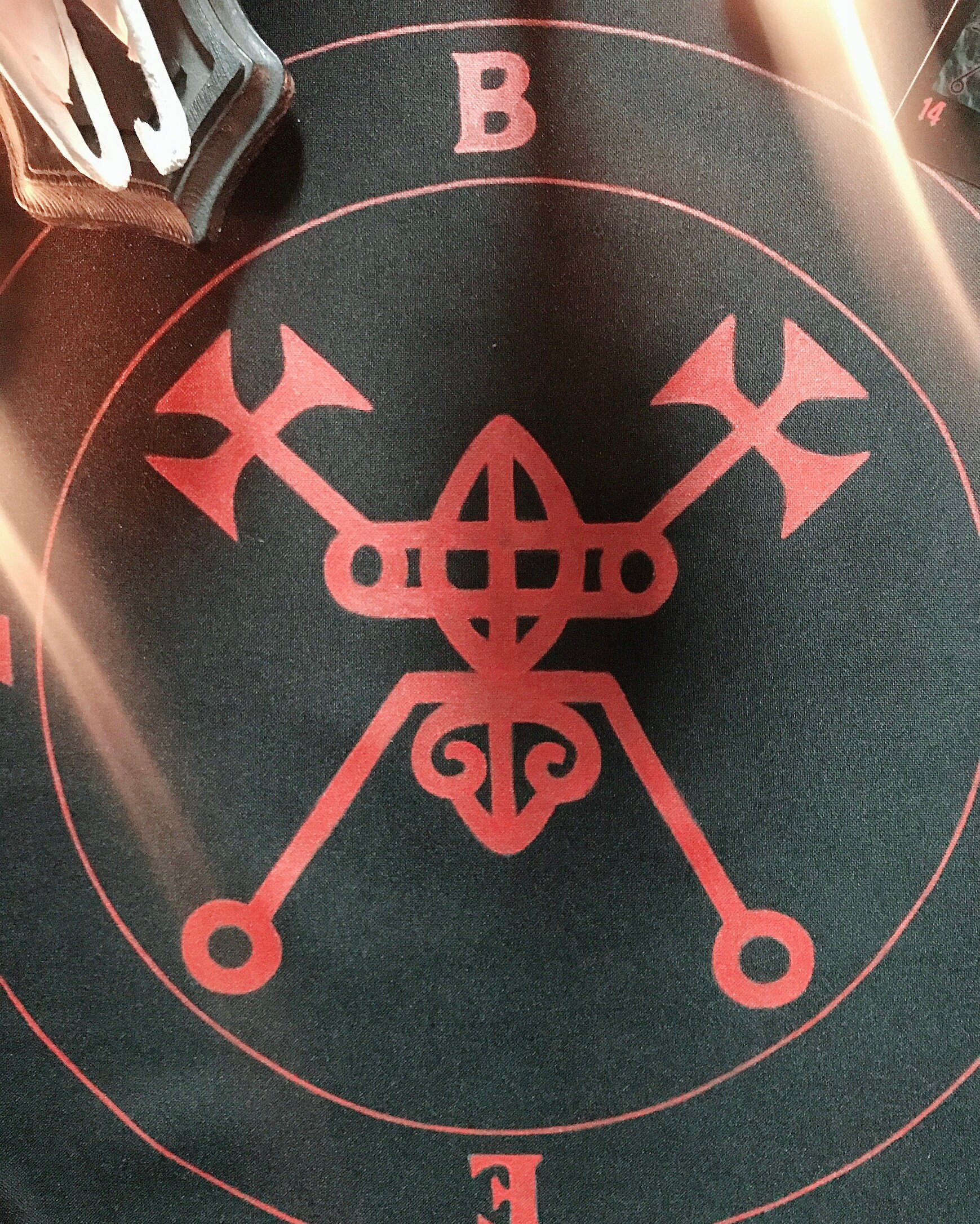 Bael tablecloth Goetia demon sigil Altar cloth | Etsy