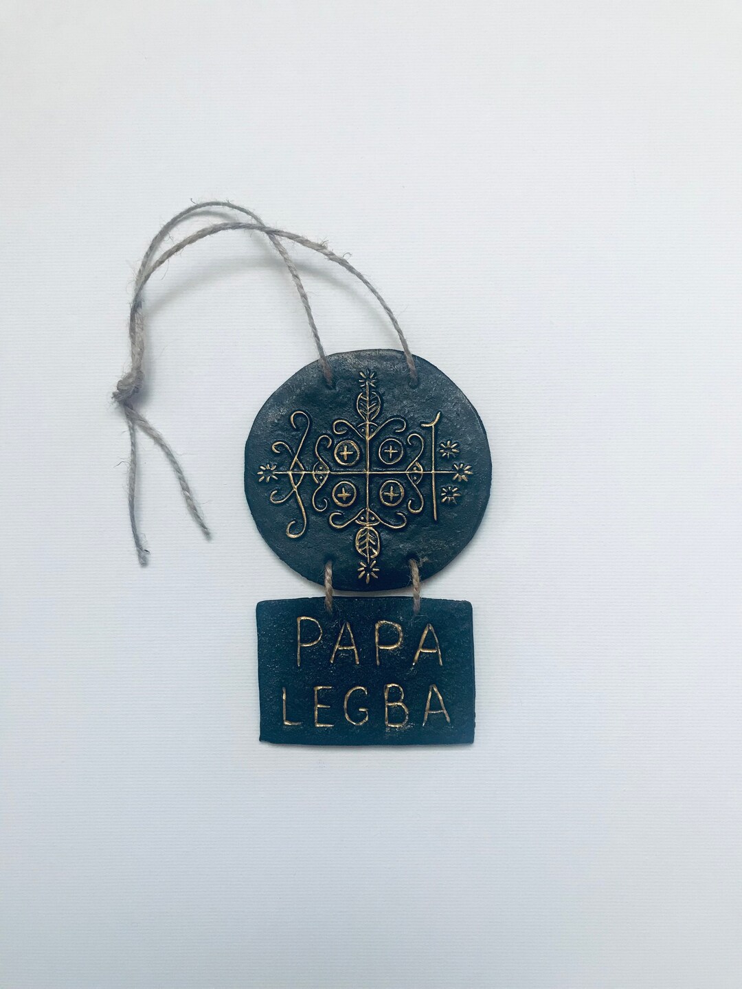 Papa Legba Wall Decor Voodoo Symbol Occult Altar Altar Tool - Etsy