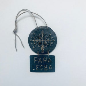Papa Legba Wall Decor Voodoo Symbol Altar Witchcraft Supplies Sorcery ...