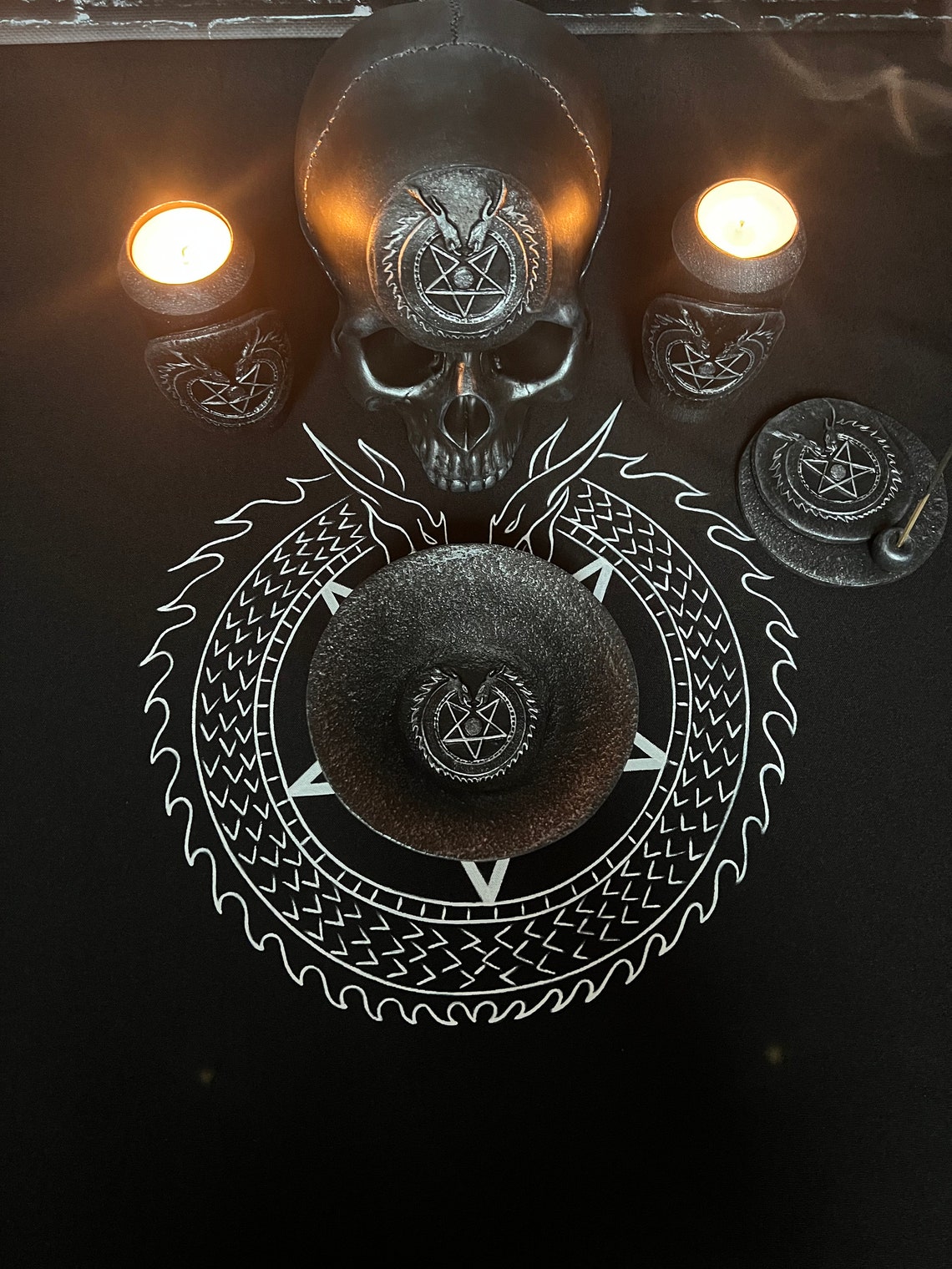 Chaos Magic Offering Bowl Azerate Anti Cosmic MLO Altar - Etsy