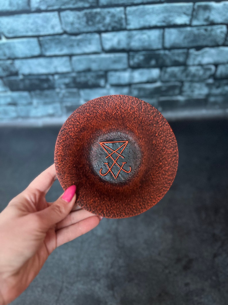 Lucifer Sigil Occult Altar Plate - Etsy