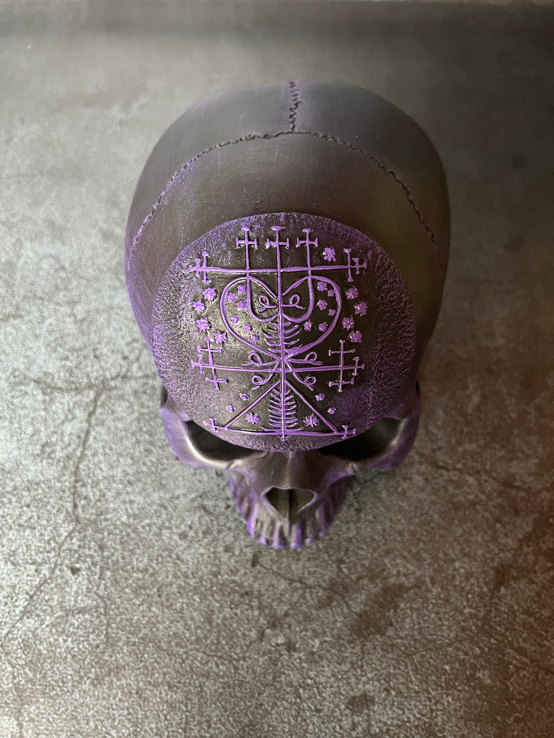 Maman Brigitte Skull Voodoo Ritual Altar Attributes Handmade - Etsy