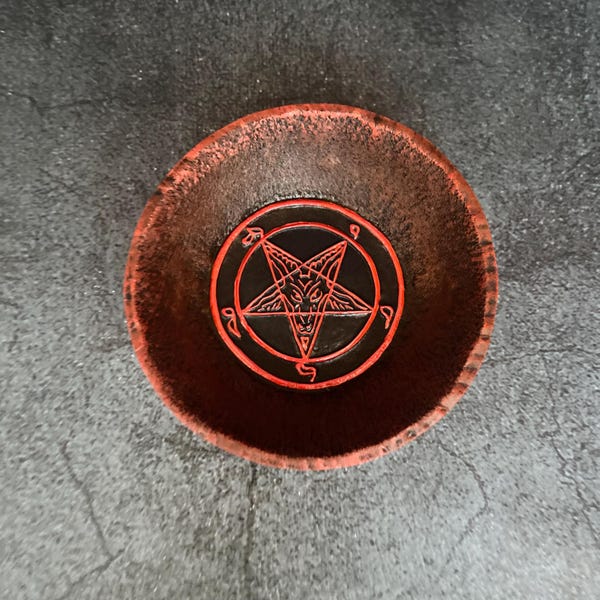 Satanic Altar Plate - Etsy